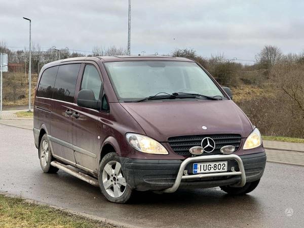 Red Mercedes-Benz Vito 2004 in Vilnius, with an engine capacity of 2.14 L and mileage of 290 thousand km for 1999 €, photo 1 on AUTOMOTO.COM.LV