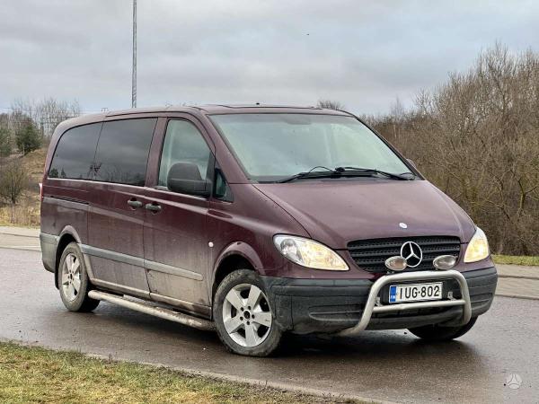 Red Mercedes-Benz Vito 2004 in Vilnius, with an engine capacity of 2.14 L and mileage of 290 thousand km for 1999 €, photo 7 on AUTOMOTO.COM.LV