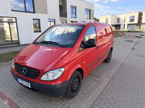 Red Mercedes-Benz Vito 2007 in Vilnius, with an engine capacity of 2.20 L and mileage of 203 thousand km for 4800 €, photo 1 on AUTOMOTO.COM.LV