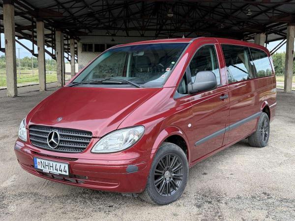 Red Mercedes-Benz Vito 2007 in Utena, with an engine capacity of 2.20 L and mileage of 213 thousand km for 3999 €, photo 1 on AUTOMOTO.COM.LV