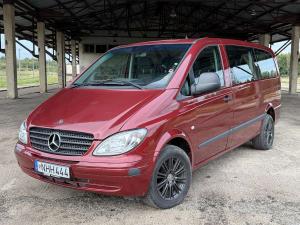 Sarkans Mercedes-Benz Vito 2007 Utena, ar dzinēja tilpumu 2.20 L un nobraukumu 213 tūkst. km par 3999 €, foto  vietnē AUTOMOTO.COM.LV