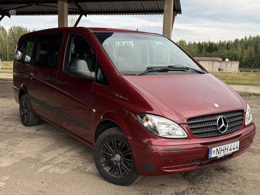 Sarkans Mercedes-Benz Vito 2007 Utena, ar dzinēja tilpumu 2.20 L un nobraukumu 213 tūkst. km par 3999 €, foto 3 vietnē AUTOMOTO.COM.LV