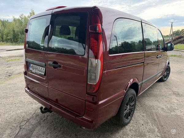 Red Mercedes-Benz Vito 2007 in Utena, with an engine capacity of 2.20 L and mileage of 213 thousand km for 3999 €, photo 8 on AUTOMOTO.COM.LV