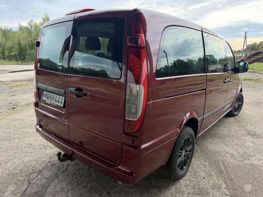 Sarkans Mercedes-Benz Vito 2007 Utena, ar dzinēja tilpumu 2.20 L un nobraukumu 213 tūkst. km par 3999 €, foto 8 vietnē AUTOMOTO.COM.LV