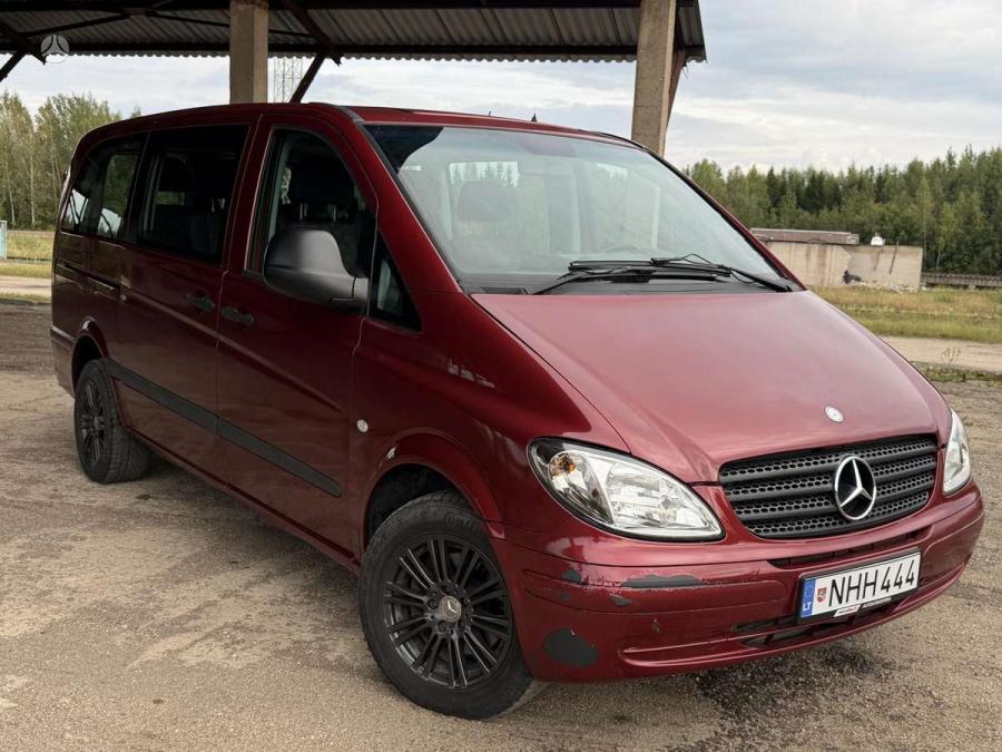 Sarkans Mercedes-Benz Vito 2007 Utena, ar dzinēja tilpumu 2.20 L un nobraukumu 213 tūkst. km par 3999 €, foto 10 vietnē AUTOMOTO.COM.LV