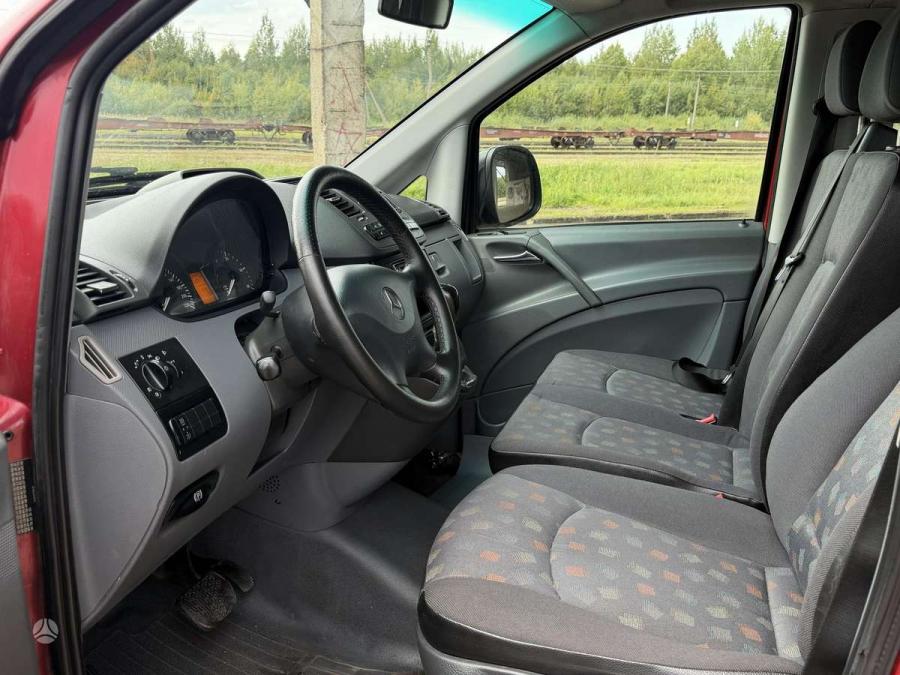 Sarkans Mercedes-Benz Vito 2007 Utena, ar dzinēja tilpumu 2.20 L un nobraukumu 213 tūkst. km par 3999 €, foto 14 vietnē AUTOMOTO.COM.LV