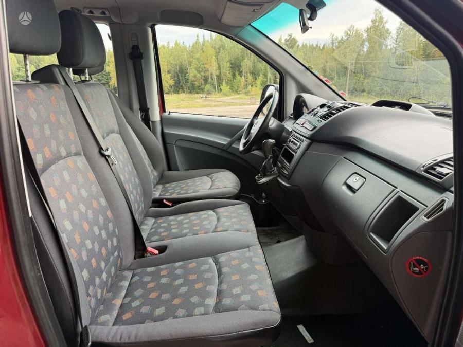 Sarkans Mercedes-Benz Vito 2007 Utena, ar dzinēja tilpumu 2.20 L un nobraukumu 213 tūkst. km par 3999 €, foto 18 vietnē AUTOMOTO.COM.LV