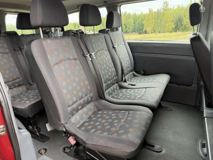 Sarkans Mercedes-Benz Vito 2007 Utena, ar dzinēja tilpumu 2.20 L un nobraukumu 213 tūkst. km par 3999 €, foto 19 vietnē AUTOMOTO.COM.LV