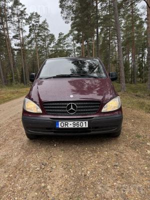 Red Mercedes-Benz Vito 2008 in Tukums, with an engine capacity of 2.20 L and mileage of 420 thousand km for 5890 €, photo 1 on AUTOMOTO.COM.LV