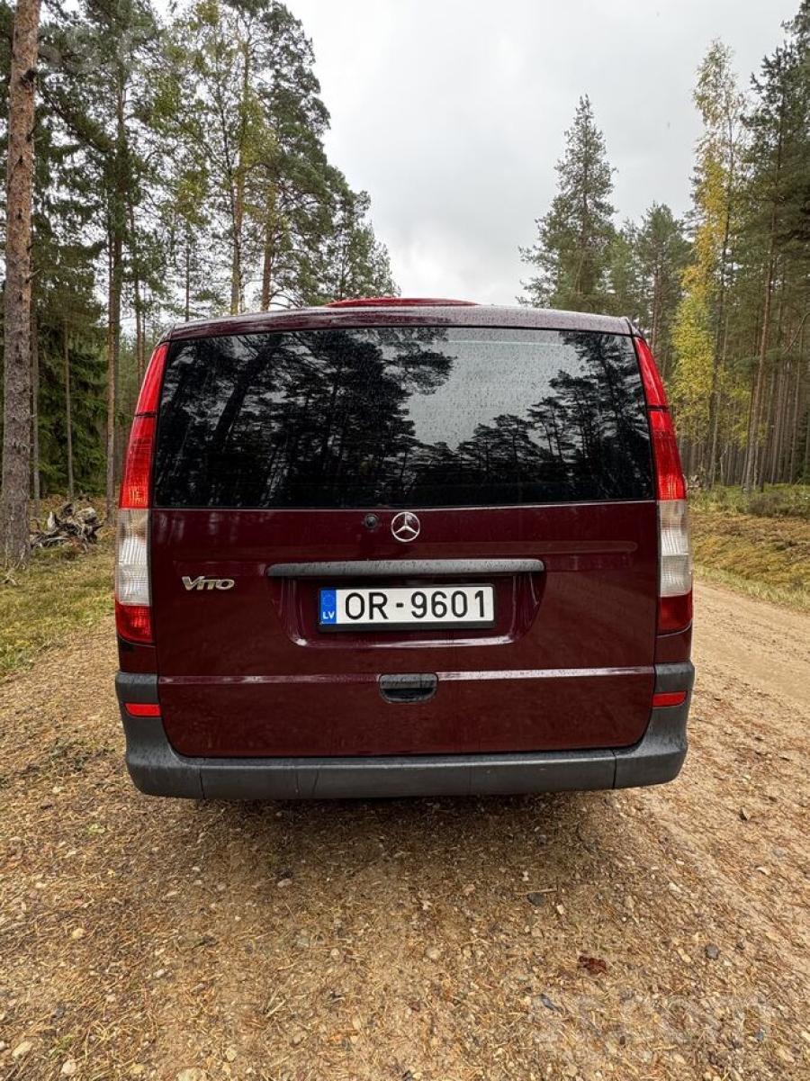 Red Mercedes-Benz Vito 2008 in Tukums, with an engine capacity of 2.20 L and mileage of 420 thousand km for 5890 €, photo 4 on AUTOMOTO.COM.LV