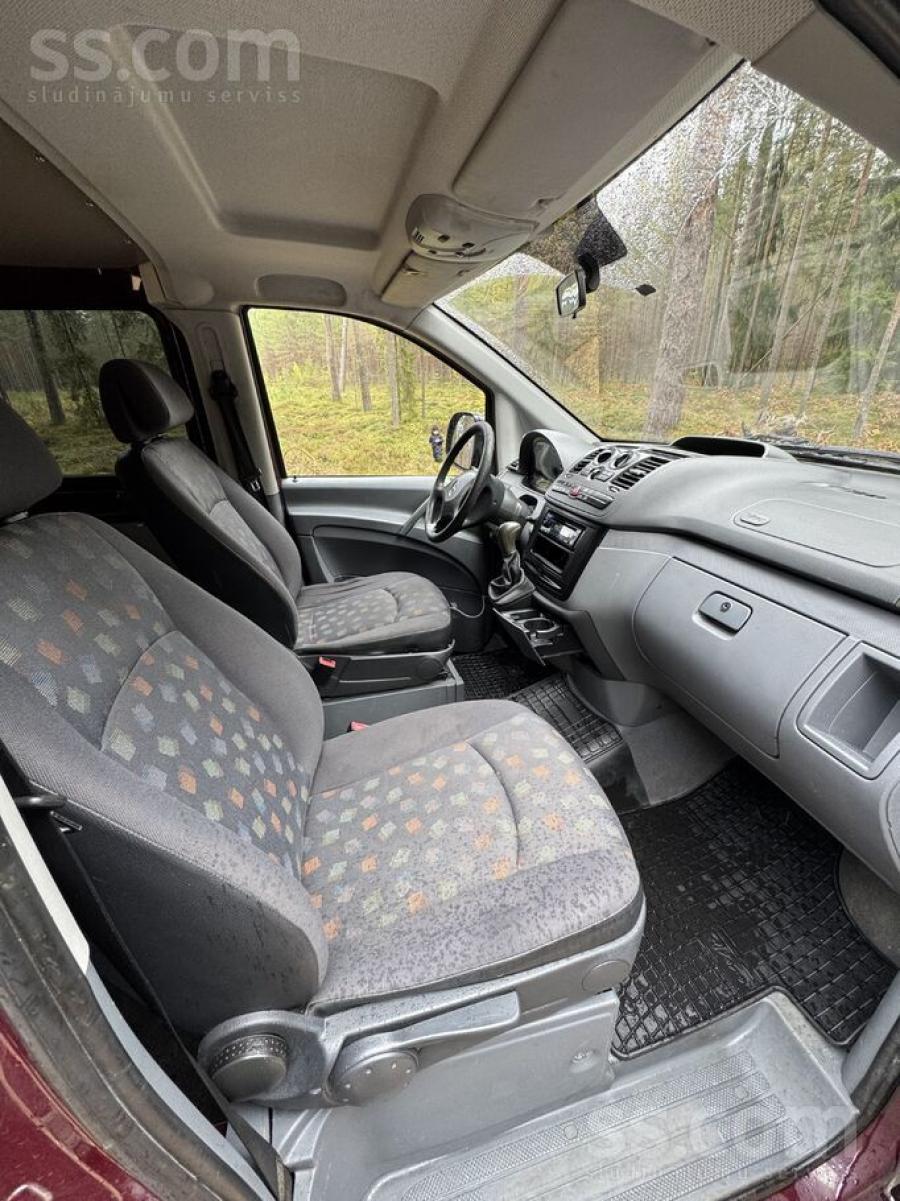 Red Mercedes-Benz Vito 2008 in Tukums, with an engine capacity of 2.20 L and mileage of 420 thousand km for 5890 €, photo 7 on AUTOMOTO.COM.LV
