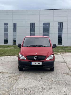 Sarkans Mercedes-Benz Vito 2009 Kauņa, ar dzinēja tilpumu 2.20 L un nobraukumu 125 tūkst. km par 5250 €, foto 2 vietnē AUTOMOTO.COM.LV