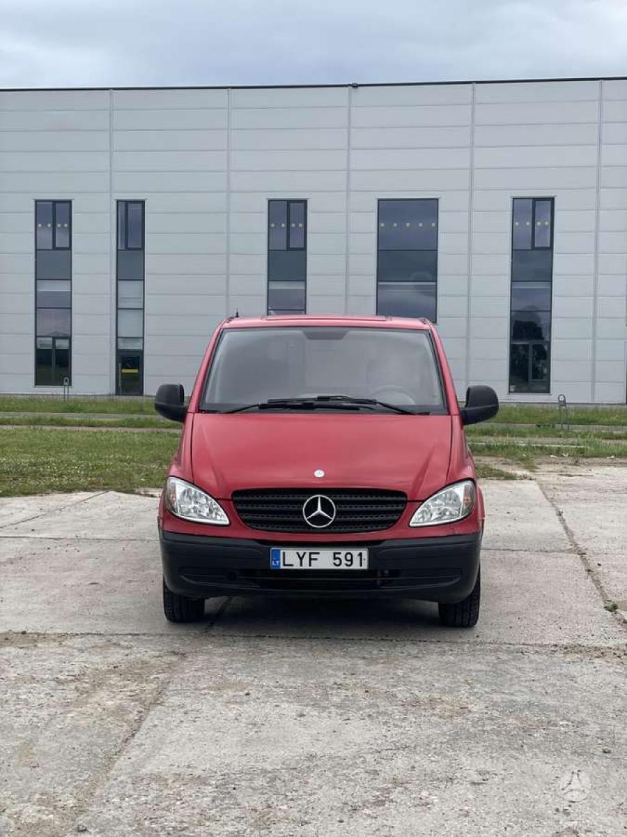 Sarkans Mercedes-Benz Vito 2009 Kauņa, ar dzinēja tilpumu 2.20 L un nobraukumu 125 tūkst. km par 5250 €, foto 2 vietnē AUTOMOTO.COM.LV