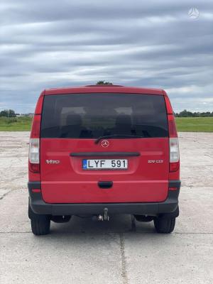 Sarkans Mercedes-Benz Vito 2009 Kauņa, ar dzinēja tilpumu 2.20 L un nobraukumu 125 tūkst. km par 5250 €, foto 3 vietnē AUTOMOTO.COM.LV