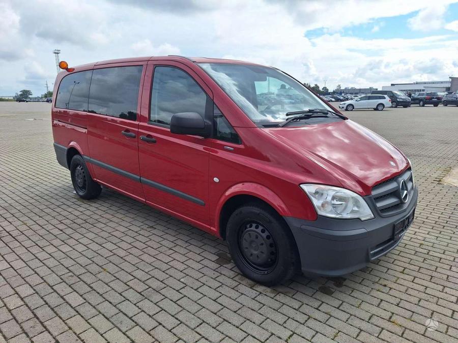 Red Mercedes-Benz Vito 2011 in Marijampole, with an engine capacity of 2.14 L and mileage of 286 thousand km for 7800 €, photo 1 on AUTOMOTO.COM.LV