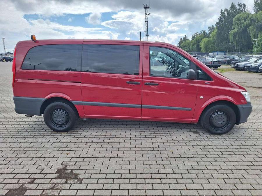 Red Mercedes-Benz Vito 2011 in Marijampole, with an engine capacity of 2.14 L and mileage of 286 thousand km for 7800 €, photo 3 on AUTOMOTO.COM.LV