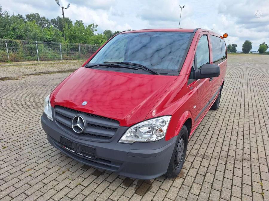 Red Mercedes-Benz Vito 2011 in Marijampole, with an engine capacity of 2.14 L and mileage of 286 thousand km for 7800 €, photo 9 on AUTOMOTO.COM.LV