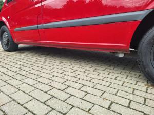 Red Mercedes-Benz Vito 2011 in Marijampole, with an engine capacity of 2.14 L and mileage of 286 thousand km for 7800 €, photo 11 on AUTOMOTO.COM.LV