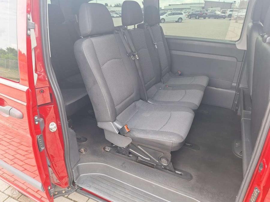 Red Mercedes-Benz Vito 2011 in Marijampole, with an engine capacity of 2.14 L and mileage of 286 thousand km for 7800 €, photo 16 on AUTOMOTO.COM.LV