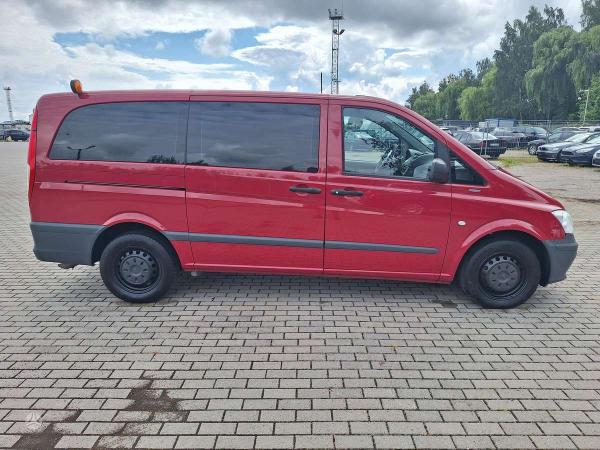 Sarkans Mercedes-Benz Vito 2011 Kauņa, ar dzinēja tilpumu 2.14 L un nobraukumu 286 tūkst. km par 7800 €, foto 3 vietnē AUTOMOTO.COM.LV