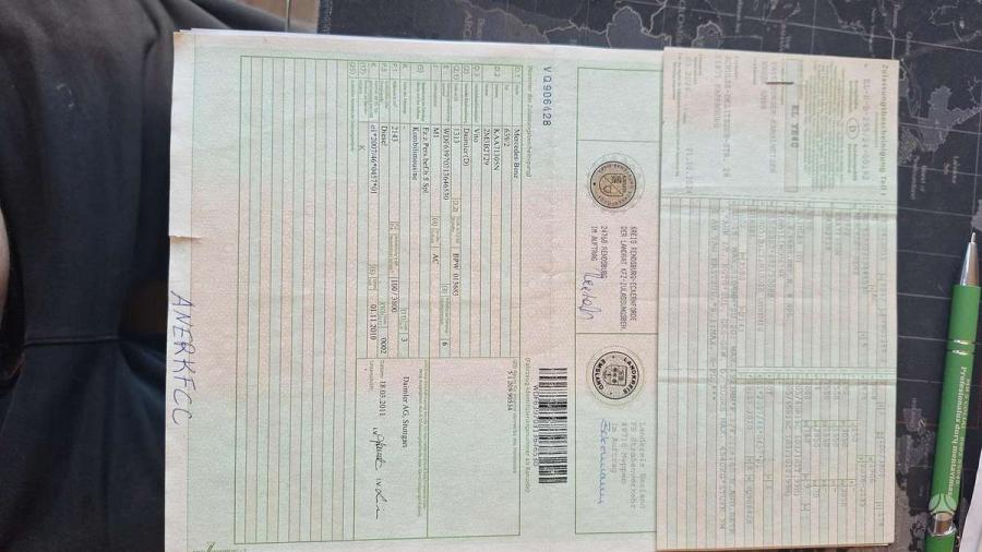 Красный Мерседес Вито 2011 в Каунас, объемом двигателя 2.14 л и пробегом 286 тыс. км за 7800 €, фото 24 на AUTOMOTO.COM.LV