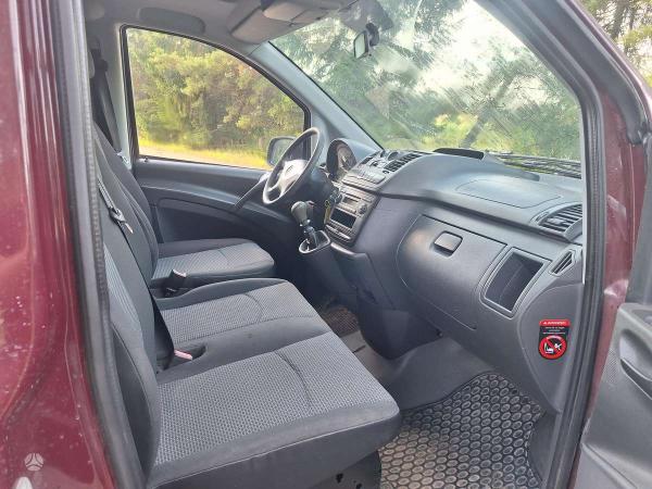 Sarkans Mercedes-Benz Vito 2012 Tauragė, ar dzinēja tilpumu 2.10 L un nobraukumu 255 tūkst. km par 4500 €, foto 5 vietnē AUTOMOTO.COM.LV