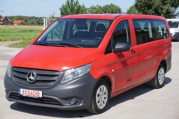 Sarkans Mercedes-Benz Vito 2015 Klaipėda, ar dzinēja tilpumu 2.14 L un nobraukumu 320 tūkst. km par 10600 €, foto 1 vietnē AUTOMOTO.COM.LV