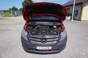Red Mercedes-Benz Vito 2015 in Klaipeda, with an engine capacity of 2.14 L and mileage of 320 thousand km for 10600 €, photo 25 on AUTOMOTO.COM.LV