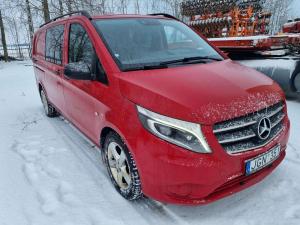 Red Mercedes-Benz Vito 2016 in Radviliskis, with an engine capacity of 2.20 L and mileage of 464 thousand km for 11495 €, photo 3 on AUTOMOTO.COM.LV