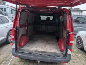 Red Mercedes-Benz Vito 2017 in Rokiskis, with an engine capacity of 1.60 L and mileage of 162 thousand km for 6350 €, photo 7 on AUTOMOTO.COM.LV