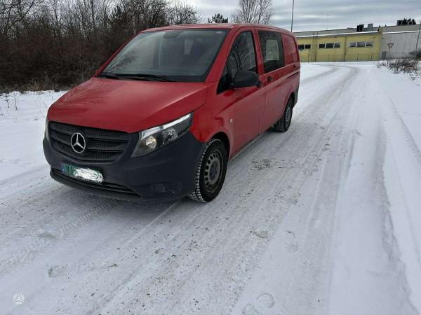 Red Mercedes-Benz Vito 2021 in Parnu, with an engine capacity of 2.10 L and mileage of 192 thousand km for 20900 €, photo 2 on AUTOMOTO.COM.LV