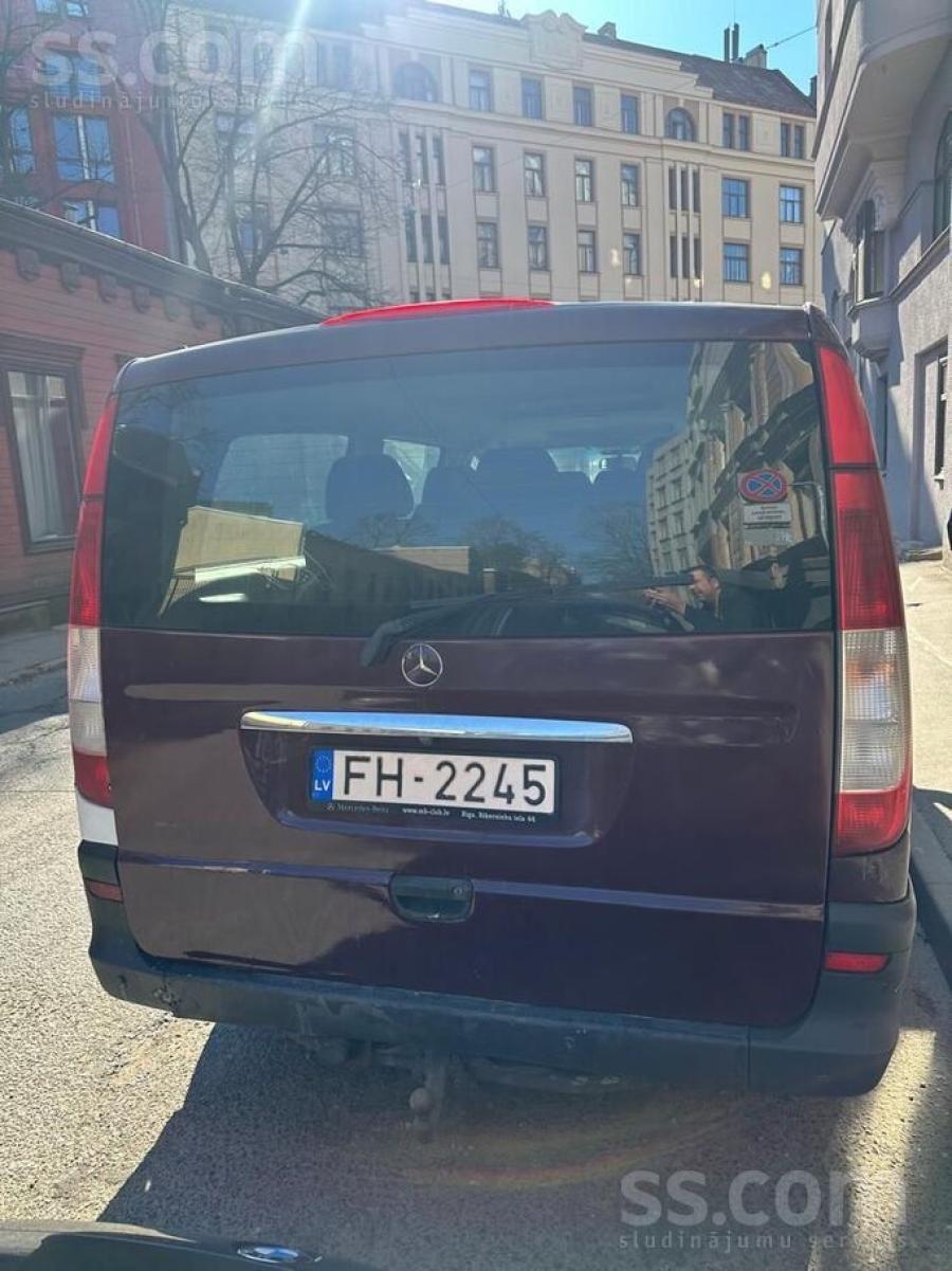 Sarkans Mercedes-Benz Vito 2004 Rīga, ar dzinēja tilpumu 2.10 L un nobraukumu 543 tūkst. km par 2800 €, foto 6 vietnē AUTOMOTO.COM.LV