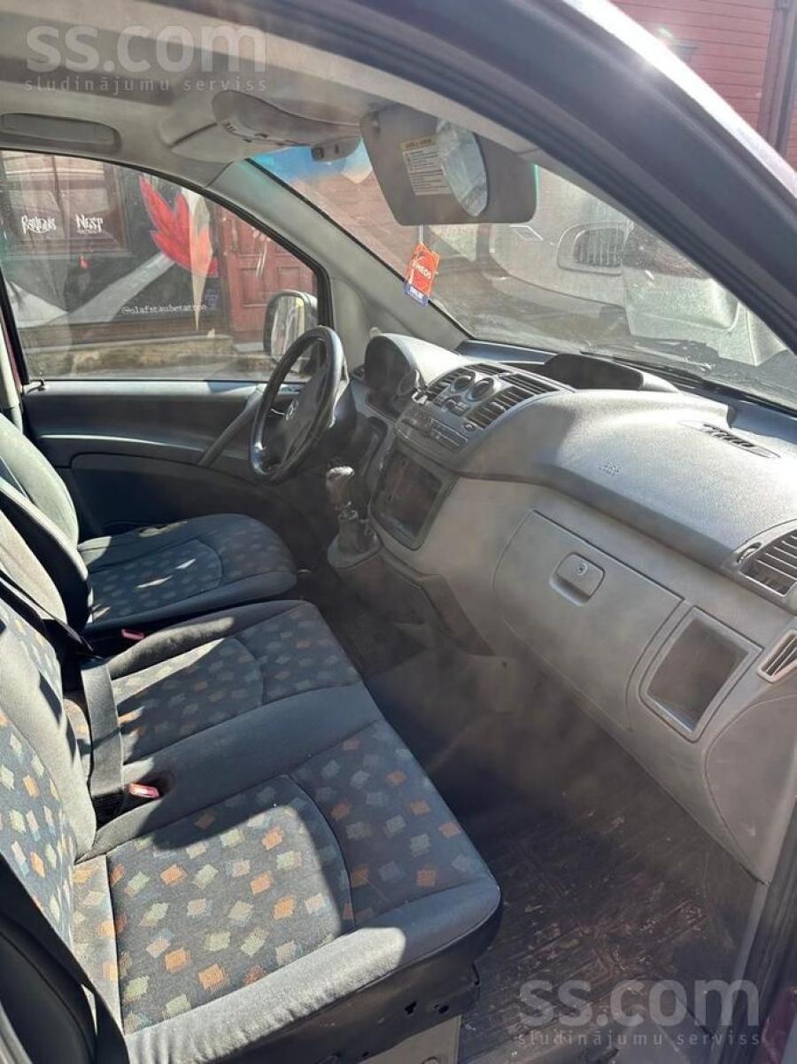 Sarkans Mercedes-Benz Vito 2004 Rīga, ar dzinēja tilpumu 2.10 L un nobraukumu 543 tūkst. km par 2800 €, foto 9 vietnē AUTOMOTO.COM.LV