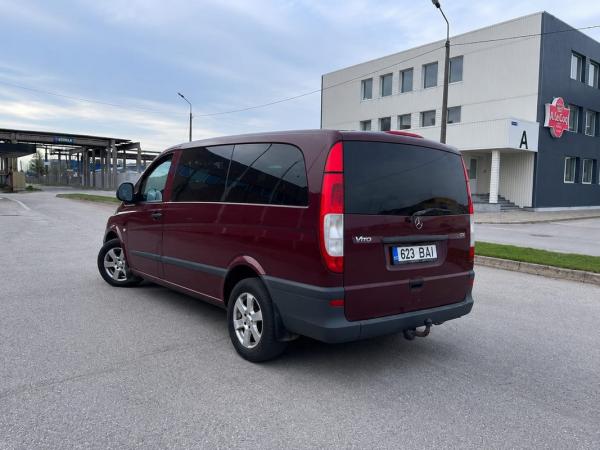Sarkans Mercedes-Benz Vito 2006 Tallina, ar dzinēja tilpumu 2.10 L un nobraukumu 500 tūkst. km par 3998 €, foto 7 vietnē AUTOMOTO.COM.LV