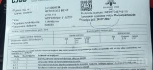 Красный Мерседес Вито 2006 в Рига, объемом двигателя 2.20 л и пробегом 510 тыс. км за 4400 €, фото 23 на AUTOMOTO.COM.LV