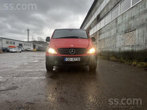 Sarkans Mercedes-Benz Vito 2006 Rīga, ar dzinēja tilpumu 2.10 L un nobraukumu 495 tūkst. km par 4200 €, foto 1 vietnē AUTOMOTO.COM.LV