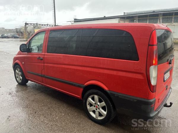 Sarkans Mercedes-Benz Vito 2006 Rīga, ar dzinēja tilpumu 2.10 L un nobraukumu 495 tūkst. km par 4200 €, foto 4 vietnē AUTOMOTO.COM.LV