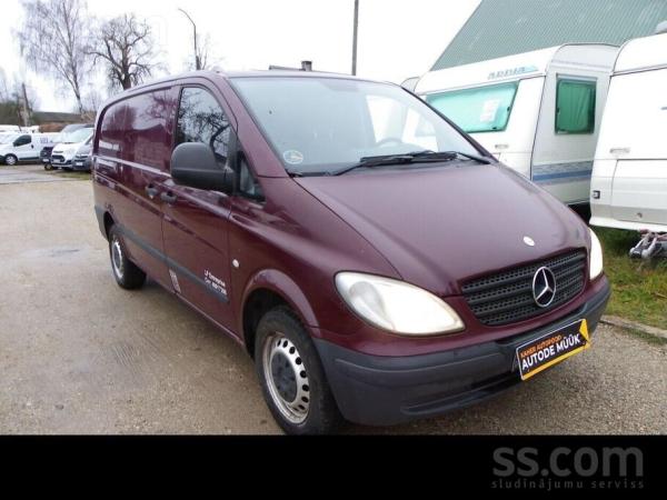 Red Mercedes-Benz Vito 2007 in Valka, with an engine capacity of 2.10 L and mileage of 316 thousand km for 2200 €, photo 1 on AUTOMOTO.COM.LV