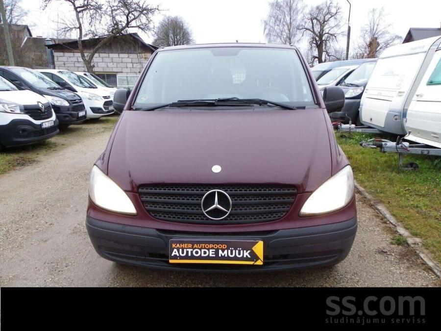 Sarkans Mercedes-Benz Vito 2007 Valka, ar dzinēja tilpumu 2.10 L un nobraukumu 316 tūkst. km par 2200 €, foto 3 vietnē AUTOMOTO.COM.LV