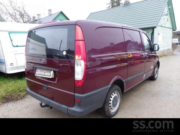 Red Mercedes-Benz Vito 2007 in Valka, with an engine capacity of 2.10 L and mileage of 316 thousand km for 2200 €, photo 5 on AUTOMOTO.COM.LV