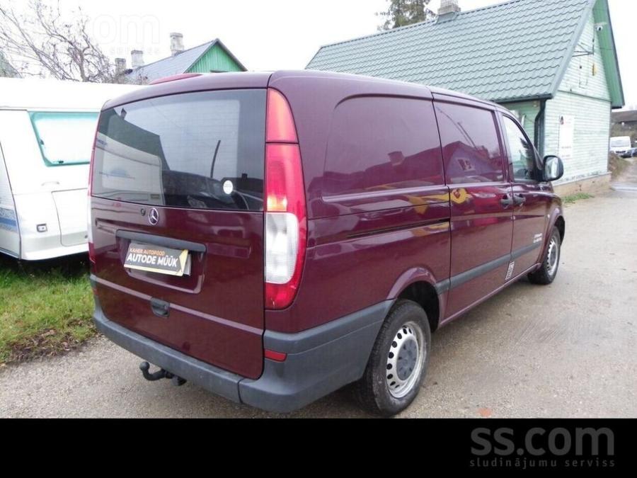 Sarkans Mercedes-Benz Vito 2007 Valka, ar dzinēja tilpumu 2.10 L un nobraukumu 316 tūkst. km par 2200 €, foto 6 vietnē AUTOMOTO.COM.LV