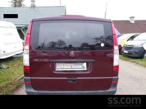 Sarkans Mercedes-Benz Vito 2007 Valka, ar dzinēja tilpumu 2.10 L un nobraukumu 316 tūkst. km par 2200 €, foto 7 vietnē AUTOMOTO.COM.LV