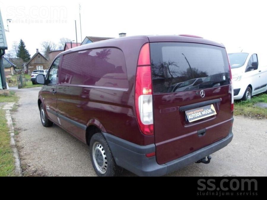 Sarkans Mercedes-Benz Vito 2007 Valka, ar dzinēja tilpumu 2.10 L un nobraukumu 316 tūkst. km par 2200 €, foto 8 vietnē AUTOMOTO.COM.LV