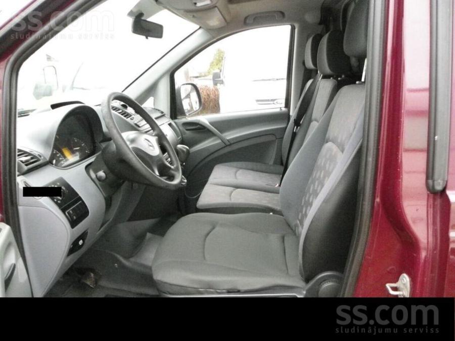 Sarkans Mercedes-Benz Vito 2007 Valka, ar dzinēja tilpumu 2.10 L un nobraukumu 316 tūkst. km par 2200 €, foto 13 vietnē AUTOMOTO.COM.LV