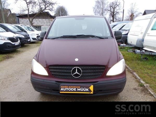 Sarkans Mercedes-Benz Vito 2007 Valka, ar dzinēja tilpumu 2.10 L un nobraukumu 316 tūkst. km par 2200 €, foto 2 vietnē AUTOMOTO.COM.LV
