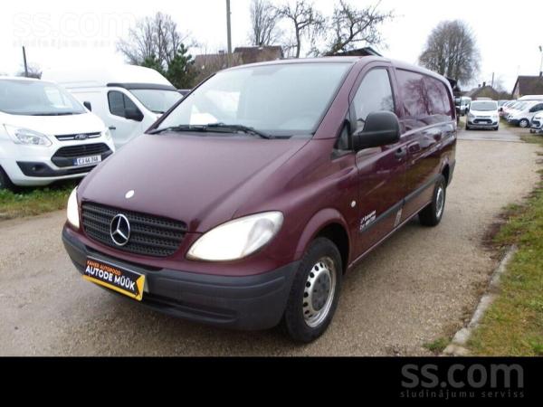 Sarkans Mercedes-Benz Vito 2007 Valka, ar dzinēja tilpumu 2.10 L un nobraukumu 316 tūkst. km par 2200 €, foto 3 vietnē AUTOMOTO.COM.LV