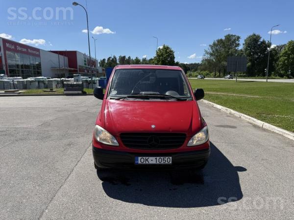 Красный Мерседес Вито 2007 в Рига, объемом двигателя 2.20 л и пробегом 275 тыс. км за 3000 €, фото 2 на AUTOMOTO.COM.LV