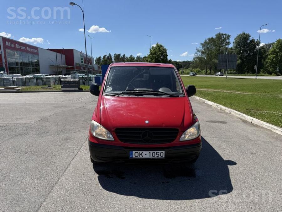 Красный Мерседес Вито 2007 в Рига, объемом двигателя 2.20 л и пробегом 275 тыс. км за 3000 €, фото 3 на AUTOMOTO.COM.LV