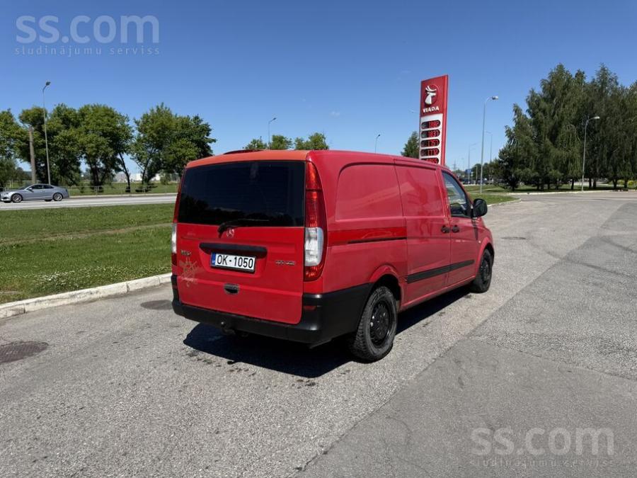Красный Мерседес Вито 2007 в Рига, объемом двигателя 2.20 л и пробегом 275 тыс. км за 3000 €, фото 6 на AUTOMOTO.COM.LV