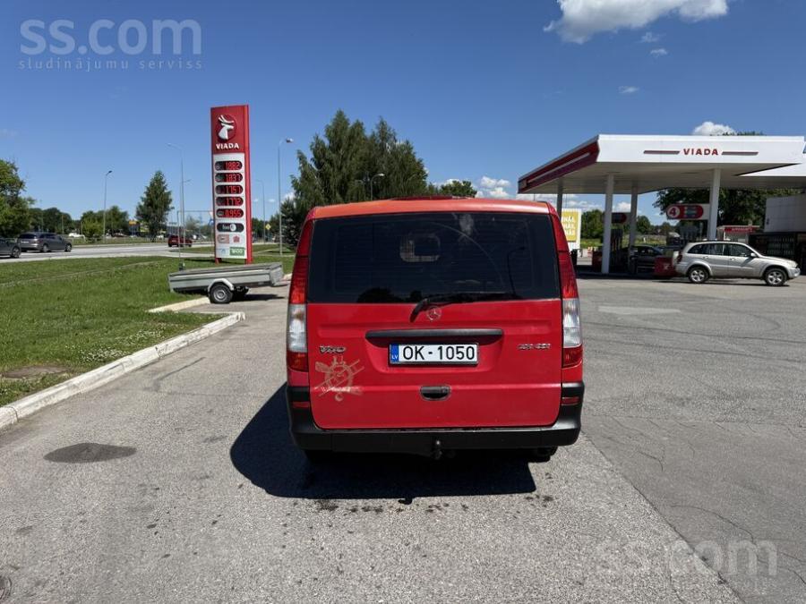Красный Мерседес Вито 2007 в Рига, объемом двигателя 2.20 л и пробегом 275 тыс. км за 3000 €, фото 7 на AUTOMOTO.COM.LV